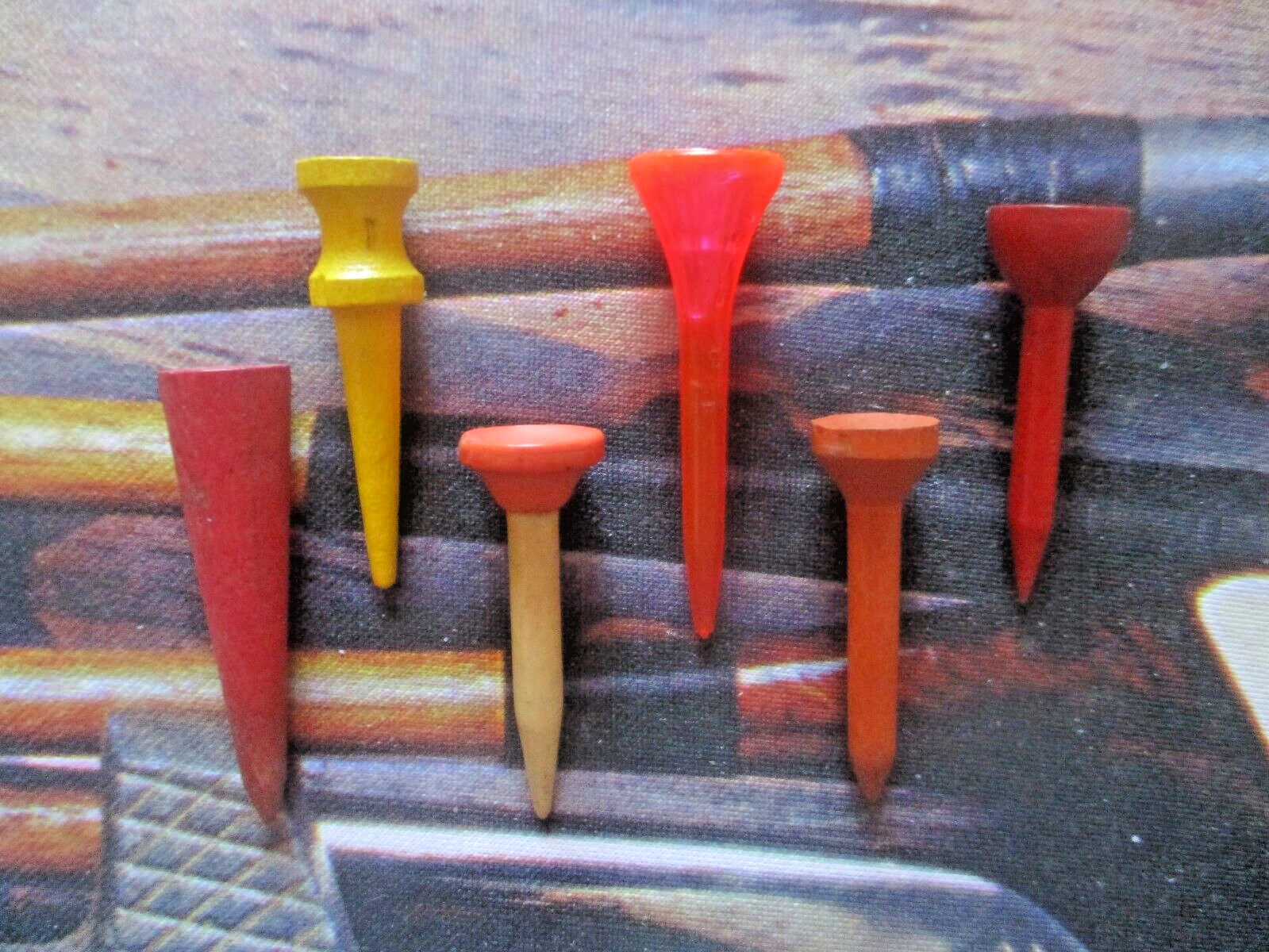 vtg - Golf tee lot - Carrot - Rite Hite - Celluloid - Funnel - Goblet ...