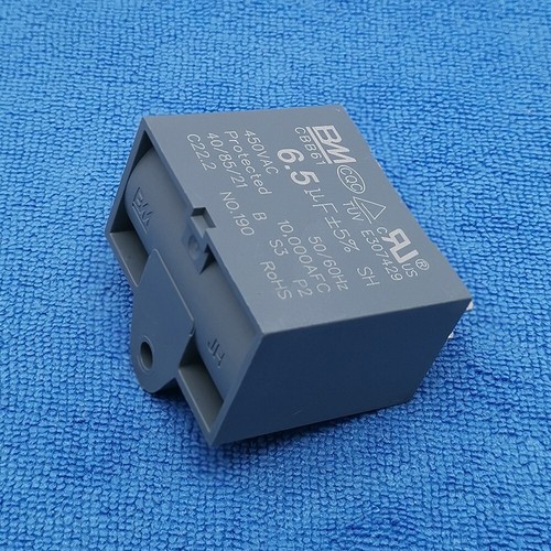 1pc CBB61 6.5uF 6.5 mfd 450V AC 4 Terminal Mini Split Capacitor for Fan ...