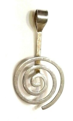 BEAUTIFUL 925 STERLING SILVER DONUT PENDANT | eBay