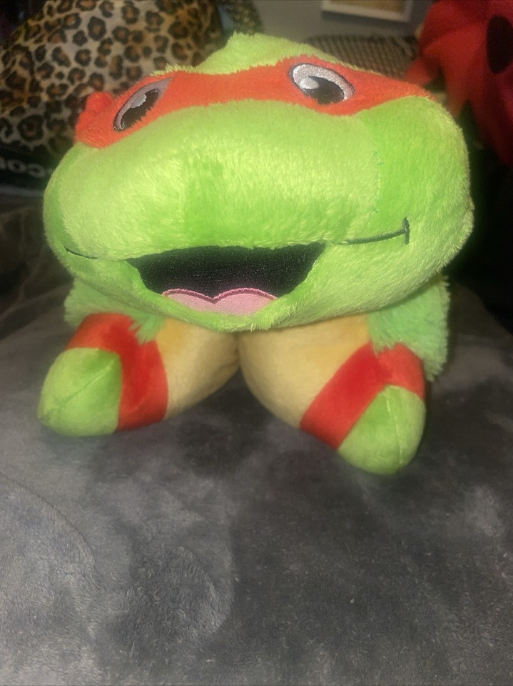 Pillow Pets RAPHAEL Teenage Mutant Ninja Turtles 18” Plush Roll Up ...