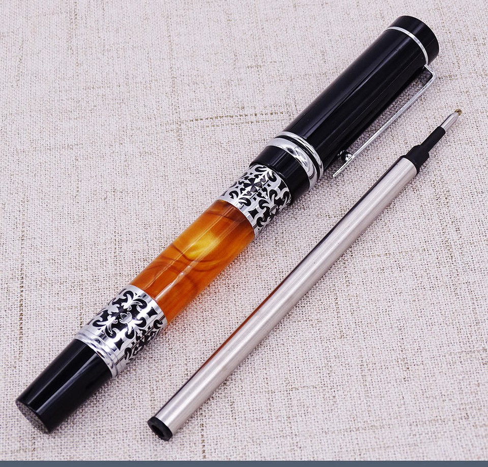 Yiren Celluloid Roller Pen Luxurious Flower Pattern Smooth Writing ...