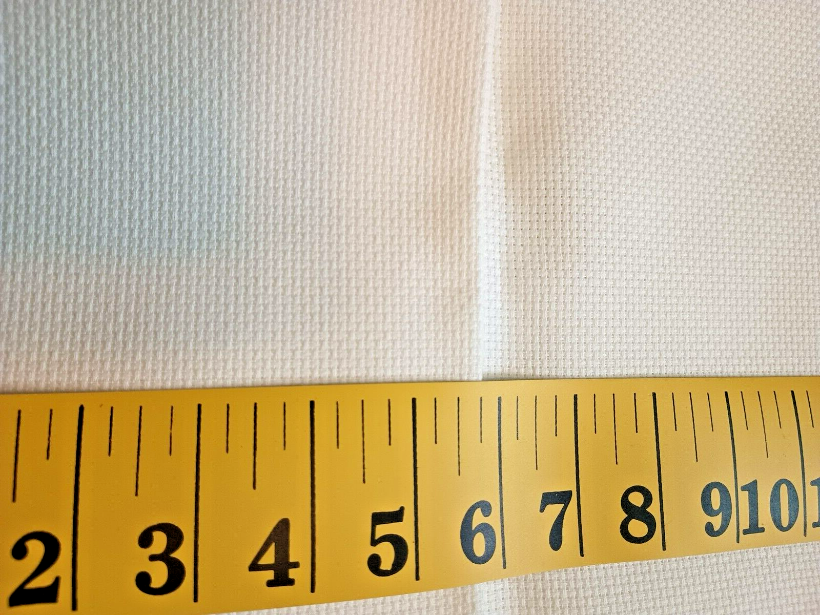 Weaved Ivory Fabric Measures 72 X 66 Inches New Tables or Needle Work ...