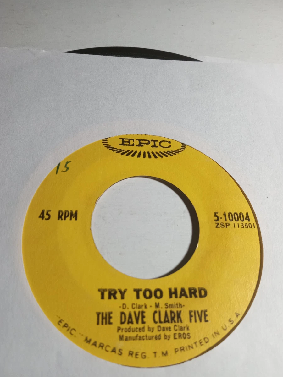 The Dave Clark Five Try Too Hard Discount | emergencydentistry.com