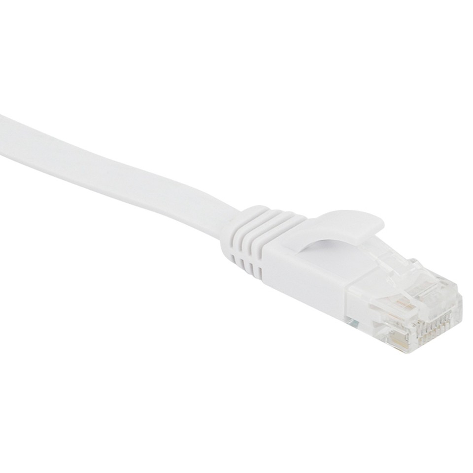 6 Ethernet Cable 100 Ft (30 Meters) Flat Slim Long Internet LAN ...