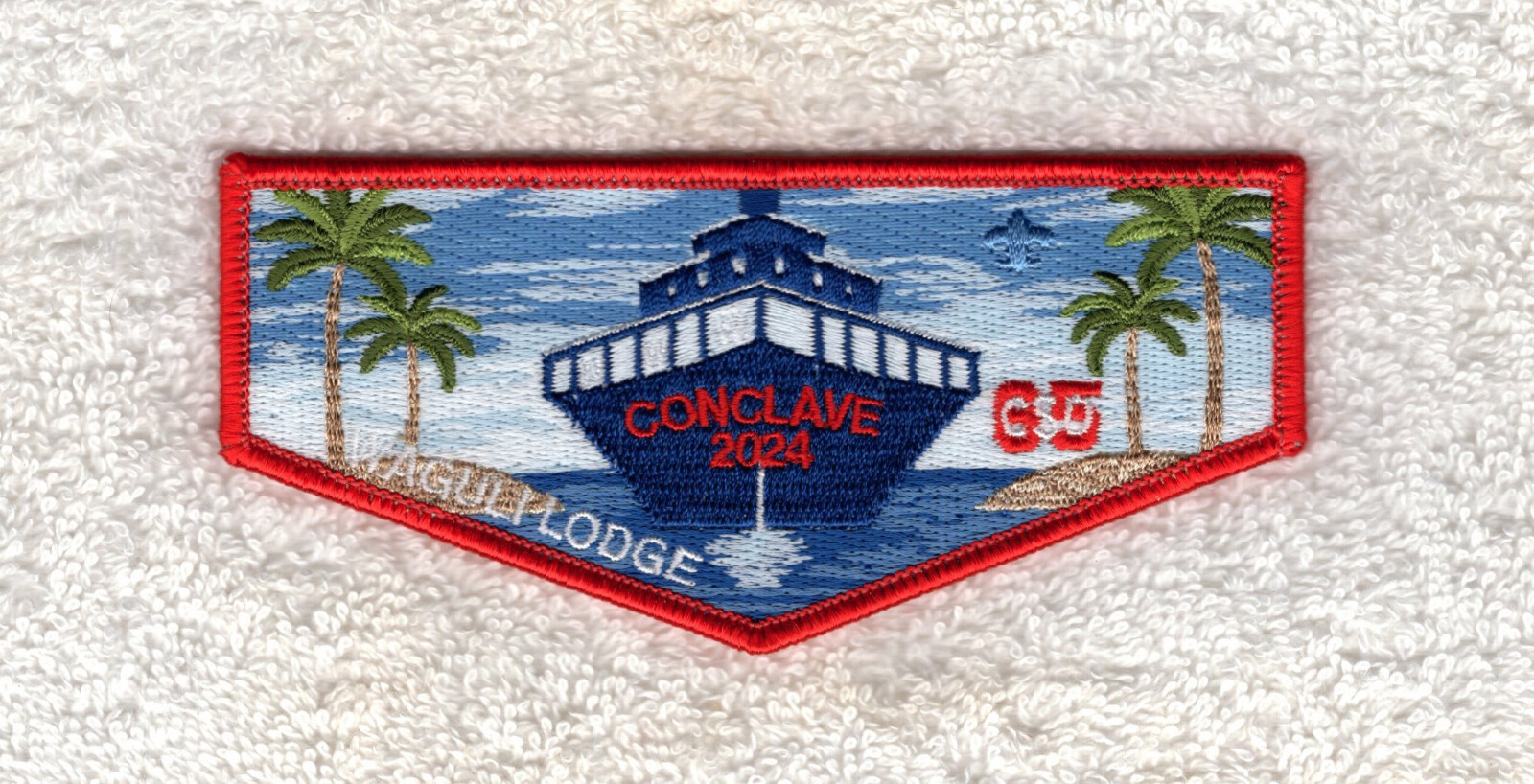 G4 13 BSA OA Scouts 2024 E6 CONCLAVE WAGULI 318 CONTINGENT FLAP SR9 | eBay