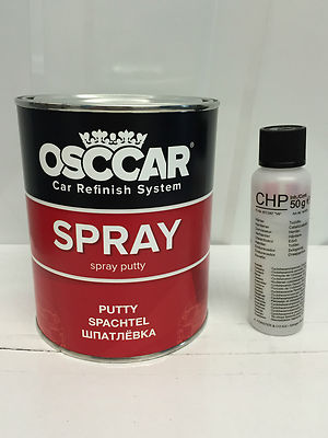 OSCCAR SPRAY-POLYESTER SPRAY FILLER 1.2kg+HARDENER (ALTERNATIVE TO UPOL ...