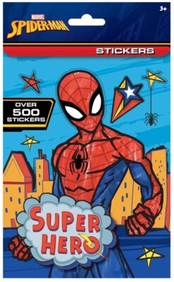 Marvel Superhero Spider-Man 500 Stickers Kid's Art Craft Stickers Book ...