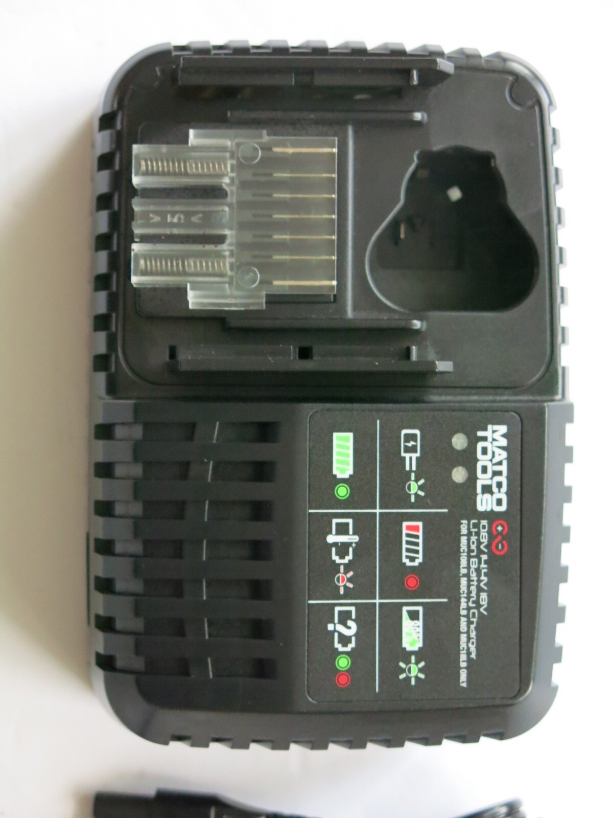 Matco Tools Infinium 10.8v 12v 16v 18v 20v Lithium Battery Charger ...