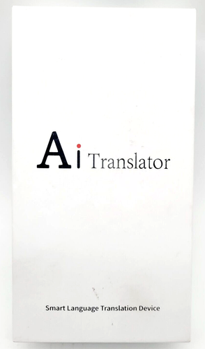 AI Smart Language Intelligent Speech Translator Device Model F6 - Black ...