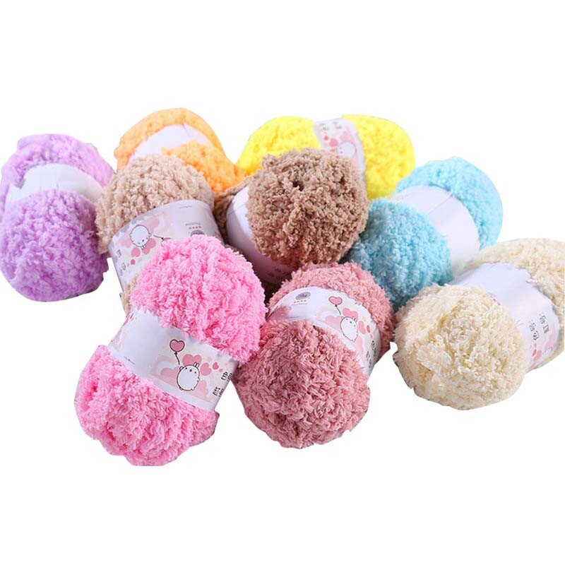 50g/Ball Snuggly Snowflake Chunky Soft Baby Wool Knitting Yarn DIY ...