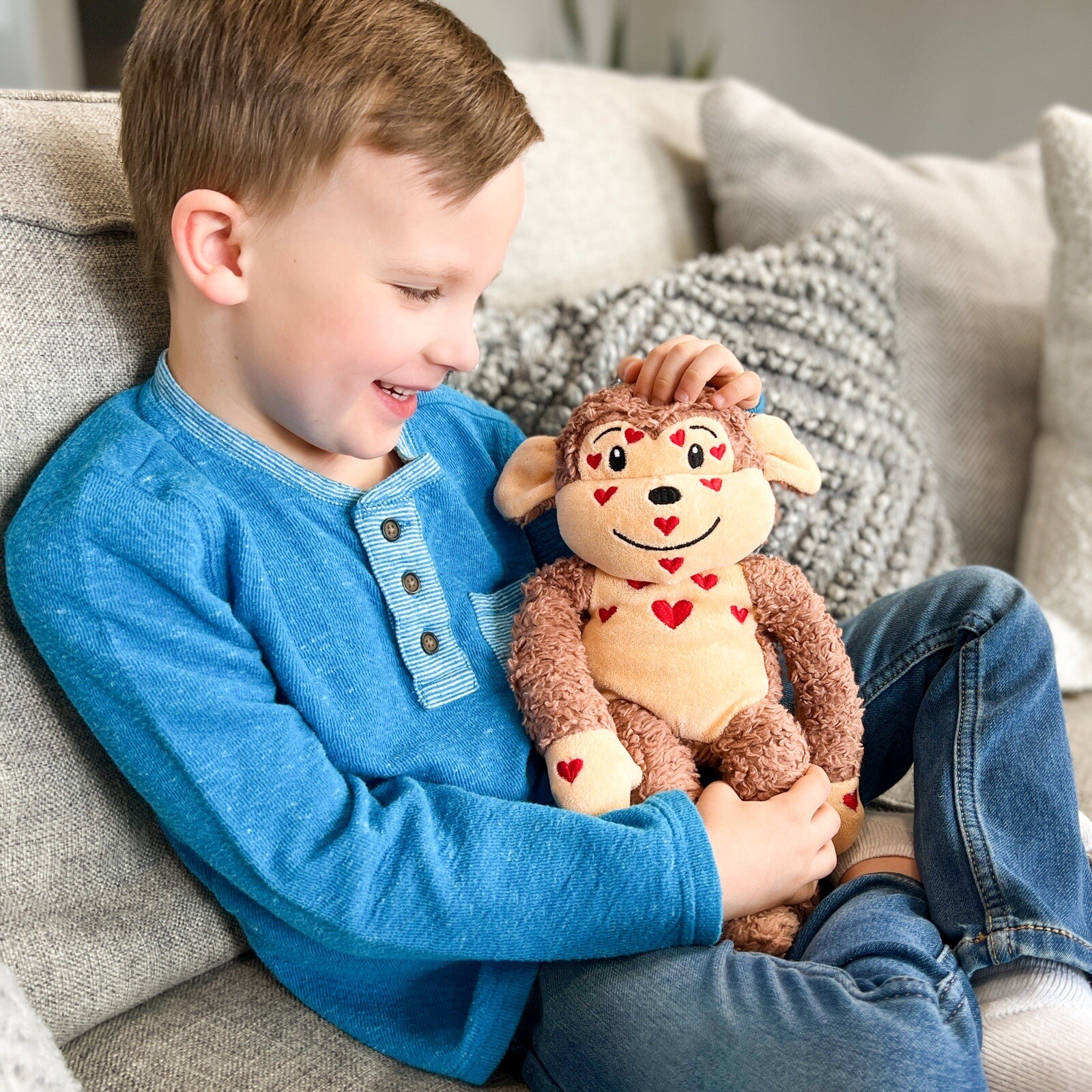 Tapping Buddy Monkey Bandar With Hearts on EFT Tapping Points | eBay