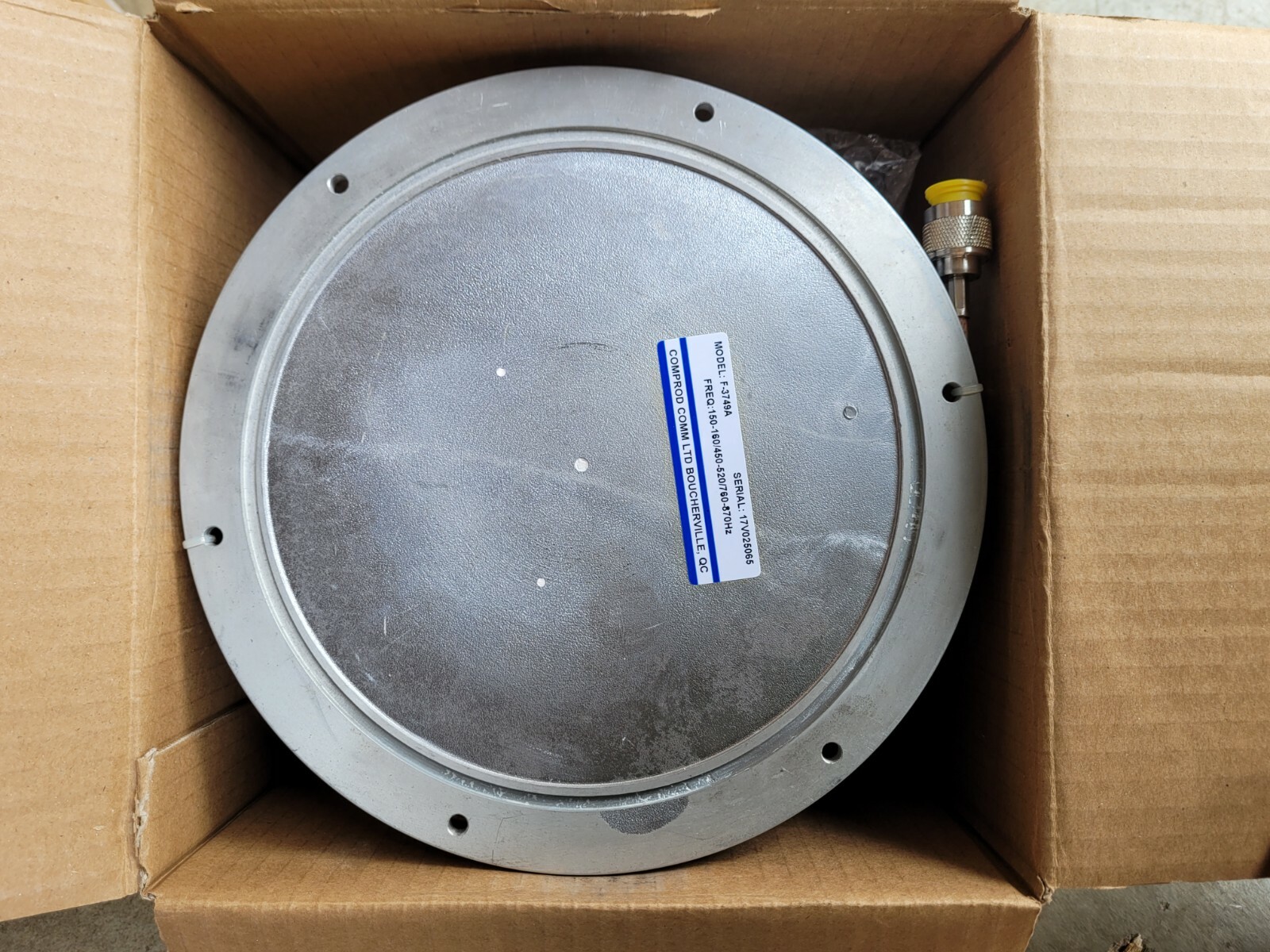 Comprod F-3749A Tri-Band Antenna VHF/UHF/150-160/450-520/760-870Mhz 50W ...