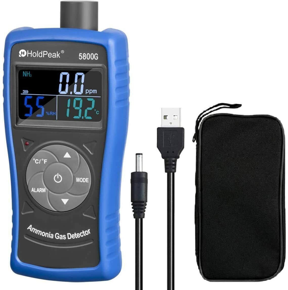 Ammonia Gas Detector Meter Portable Handheld Smart Sensor NH3 Detector ...