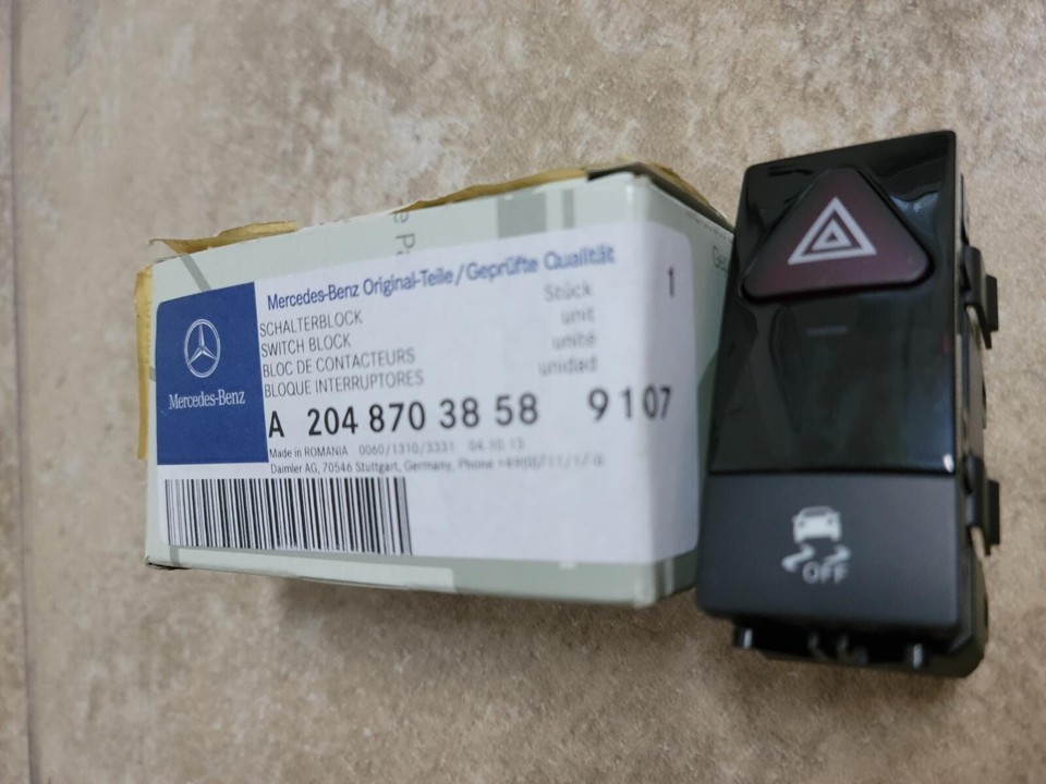 SWITCH BLOCK / BLOQUE INTERRUPTOR MERCEDES BENZ A204 870 38 58 9107 | eBay