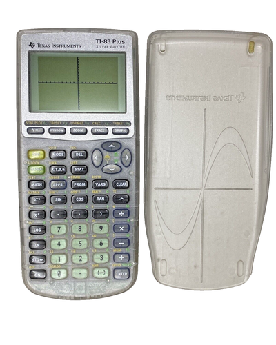 Texas Instruments TI-83 Plus Graph Calculator W/ Cover & Batteries ...