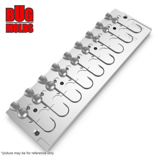 FishingSinkerMold Aluminium Fishing Mold Lure making Lead Molds Jig ...