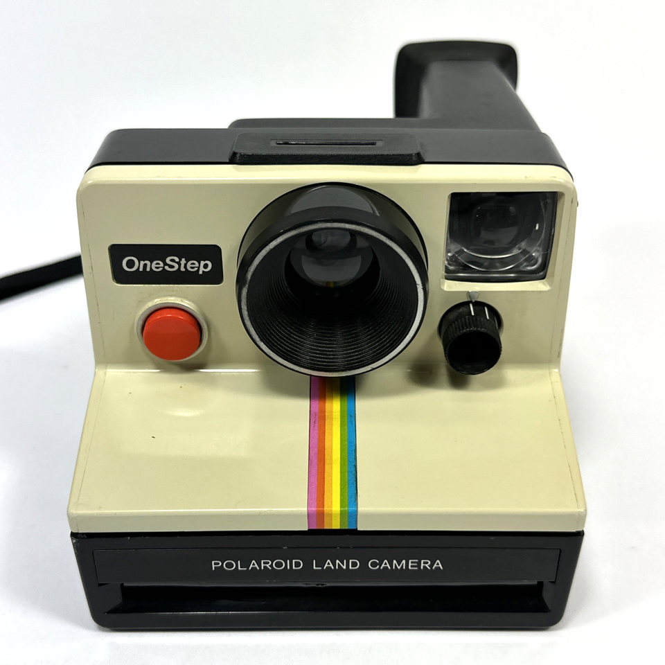 Vintage Polaroid One Step Rainbow Instant Land Camera SX-70 Film Strap ...