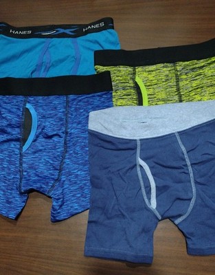 Boys Medium Boxer Breifs Lot Of 4 Mixed Lot 2 Hanes 2 Athletic Works ...