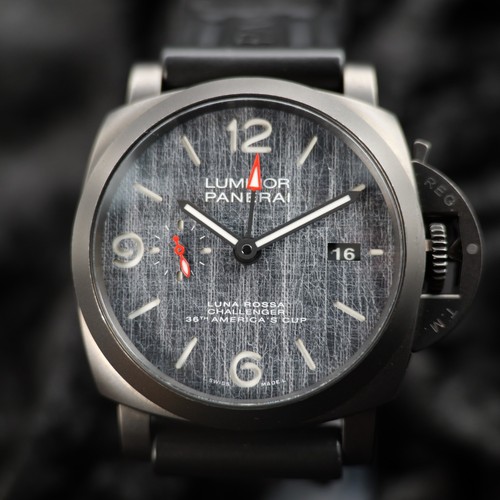 Panerai Luminor Luna Rossa GMT PAM01036 PAM1036 44MM Black/White Dial ...