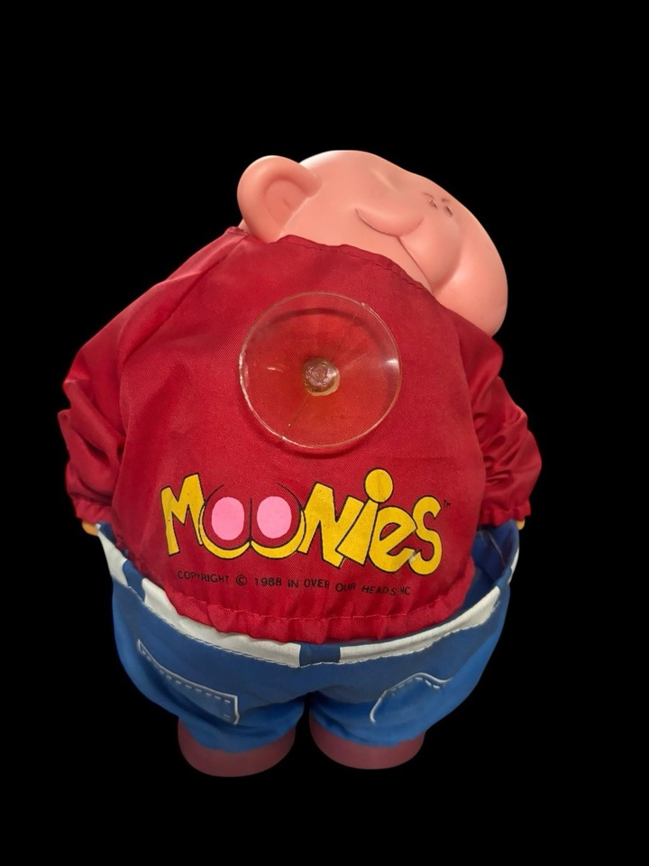 Vintage 1988 The Original Moonies Car Window Cling Gag Novelty Prank ...