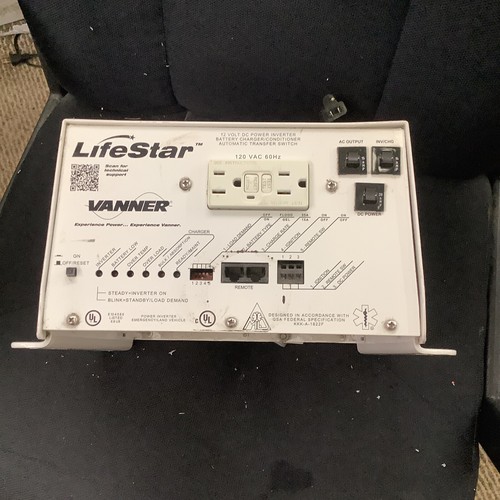 VANNER 20-1050CUL-DC Power Inverter/ Charger 12 VDC Input 120VAC Output ...