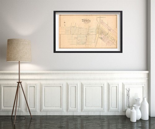 1876 Walker Antique of Tenafly, Palisade, New Jersey Map|Historic ...