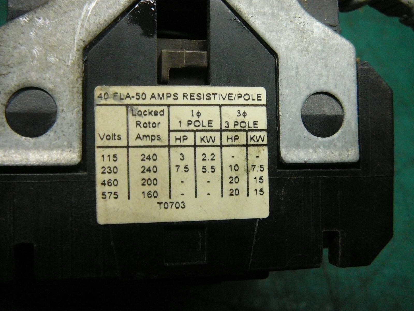 LOT OF 2 CUTLER HAMMER CONTACTOR C25DNF340 SER C1 W/AUX CONTACT C320KG3 ...