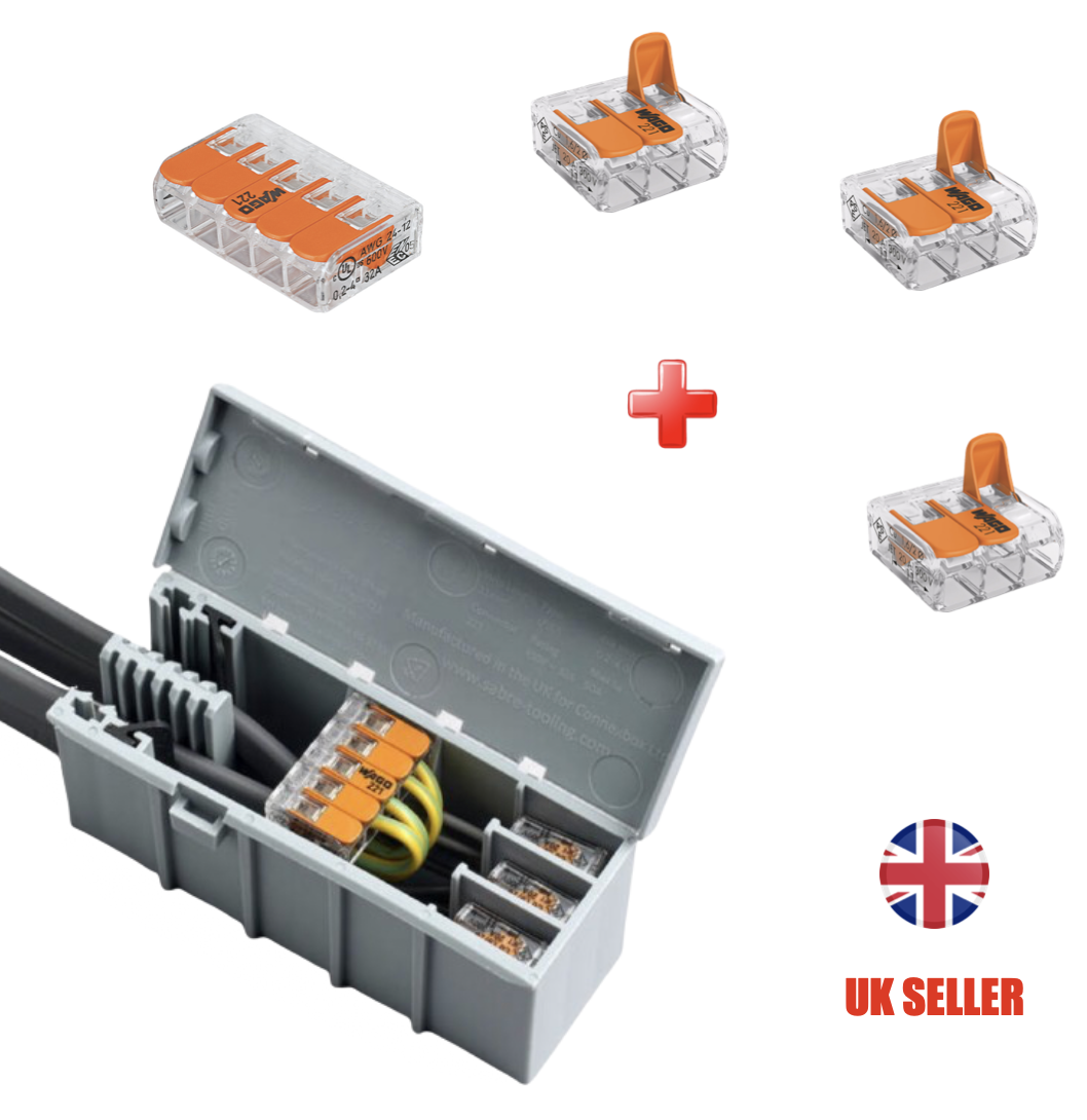 Wago Junction Box 221-4 Series | eBay UK