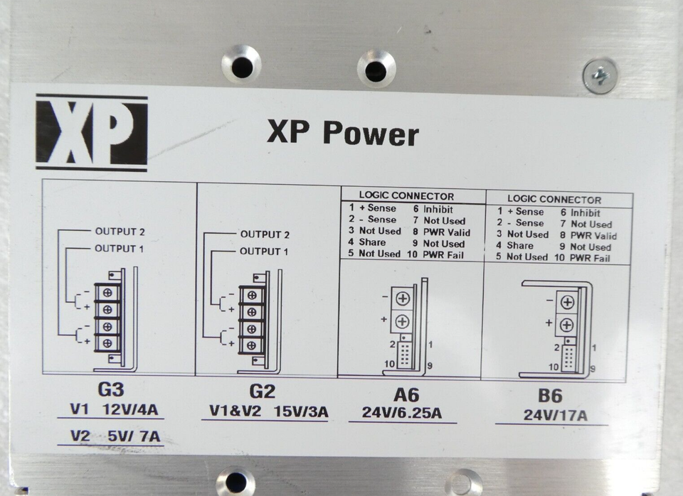 XP Power F6B6A6G2G3 DC Power Supply XPiQ 10004017 200015-01 AMAT ...