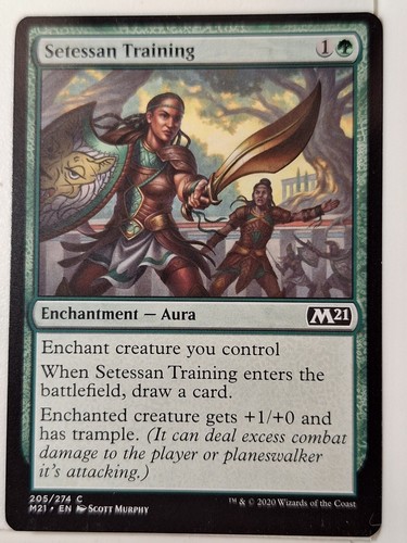 Setessan Training - Magic 2021 Core Set M21 - Magic the Gathering MTG ...