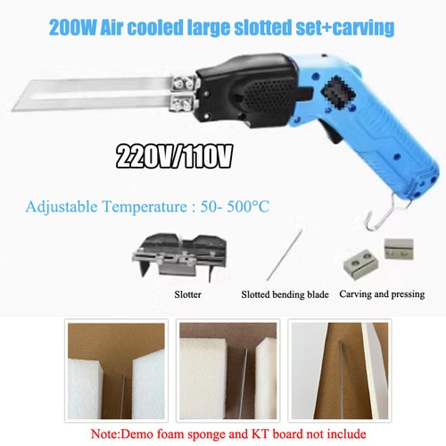 200W Large Slotted Set Air Cooled Sponge Heat Cutting Tool Heating ...
