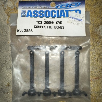 TEAM ASSOCIATED 3986 TC3 200mm CVD Molded Composite Bones (lightweight) Rare! | eBay