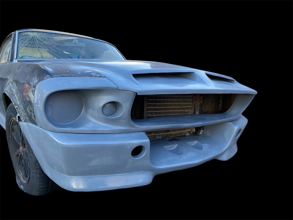 1967-1968 Ford Mustang 68 Shelby GT500 Style Hood for Eleanor Kits LONG ...