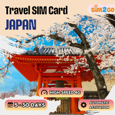 Japan travel SIM card UNLIMITED data plans | Prepaid 4G sim for ASIA ...