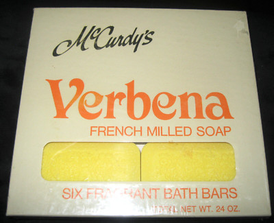 Verbena Yellow Soap 6 Boxed Vintage Bars MCCURDY'S 1960s - NIB/NOS | eBay