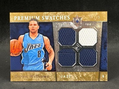2006-07 UD ULTIMATE COLLECTION DERON WILLIAMS PR-DW ROOKIE JERSEY ...