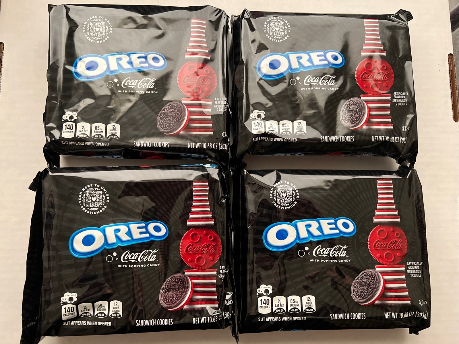 New OREO Coca-Cola Sandwich Cookies, Limited Edition 10.68oz (4 packs ...
