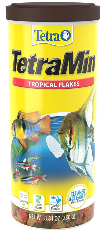 TetraMin Nutritionally Balanced Tropical Flake Food & Tropical Fish ...