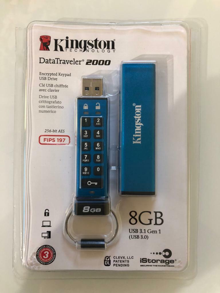 Kingston DataTraveler 2000 8gb USB Flash Drive Dt2000/8gb for sale ...
