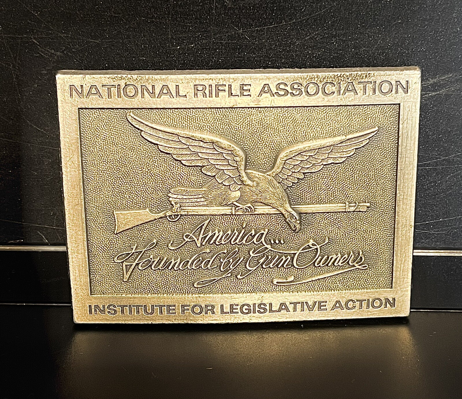 Vintage NRA America Was Founded by Gun Owners Men's B… - Gem