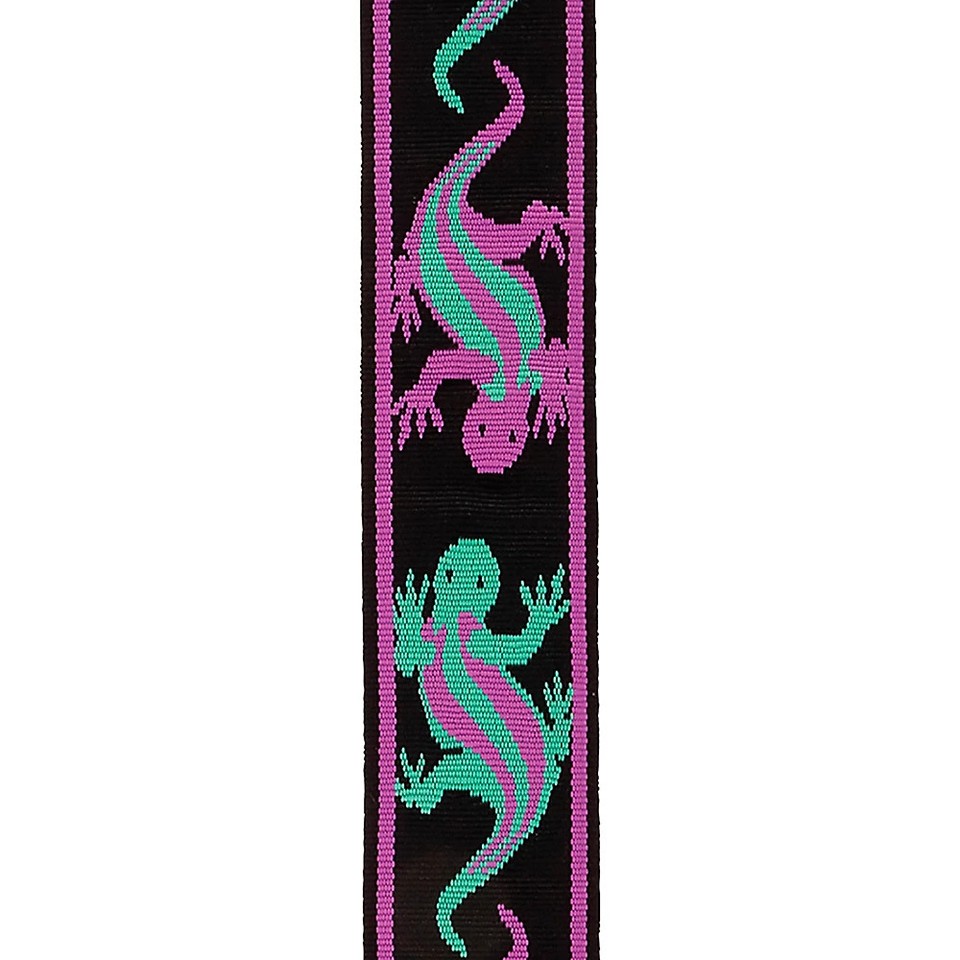 D'Addario Vintage Planet Waves Lizards Guitar Strap Purple | eBay