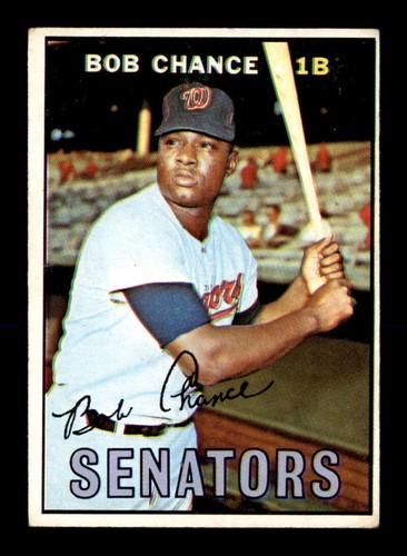 1967 Topps #349 Bob Chance VG/VGEX X3027464 | eBay