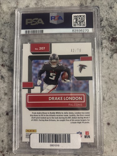 2022 Panini Donruss Optic - Rated Rookie Drake London #207 Pink ...