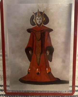 Star Wars Queen Amidala Limited Edition Sketch Card by Angel Aviles ...