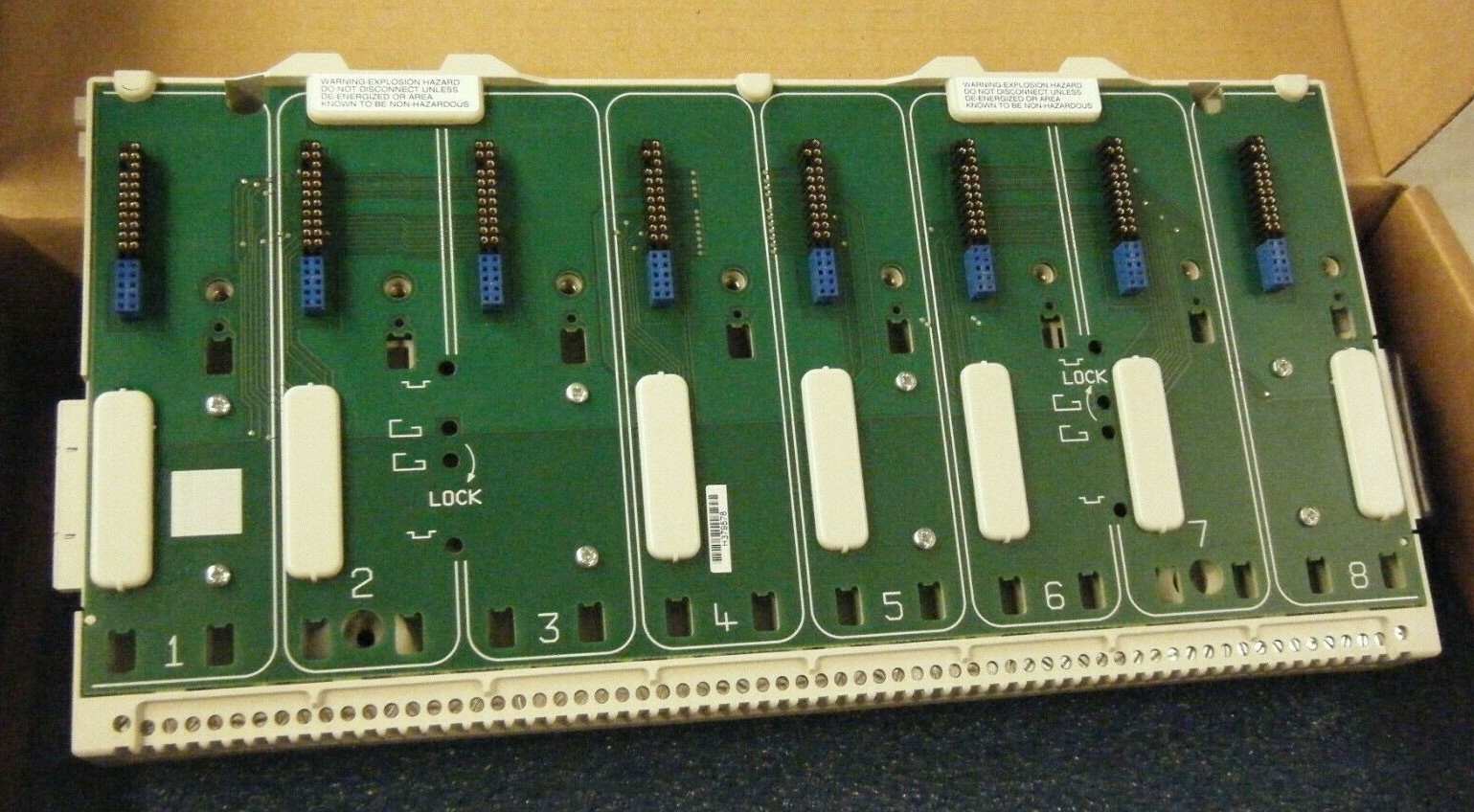 GE INTELLIGENT PLATFORMS 8709-CA-08 CARRIER / 8 MDL.W / EARTH BAR -VER ...