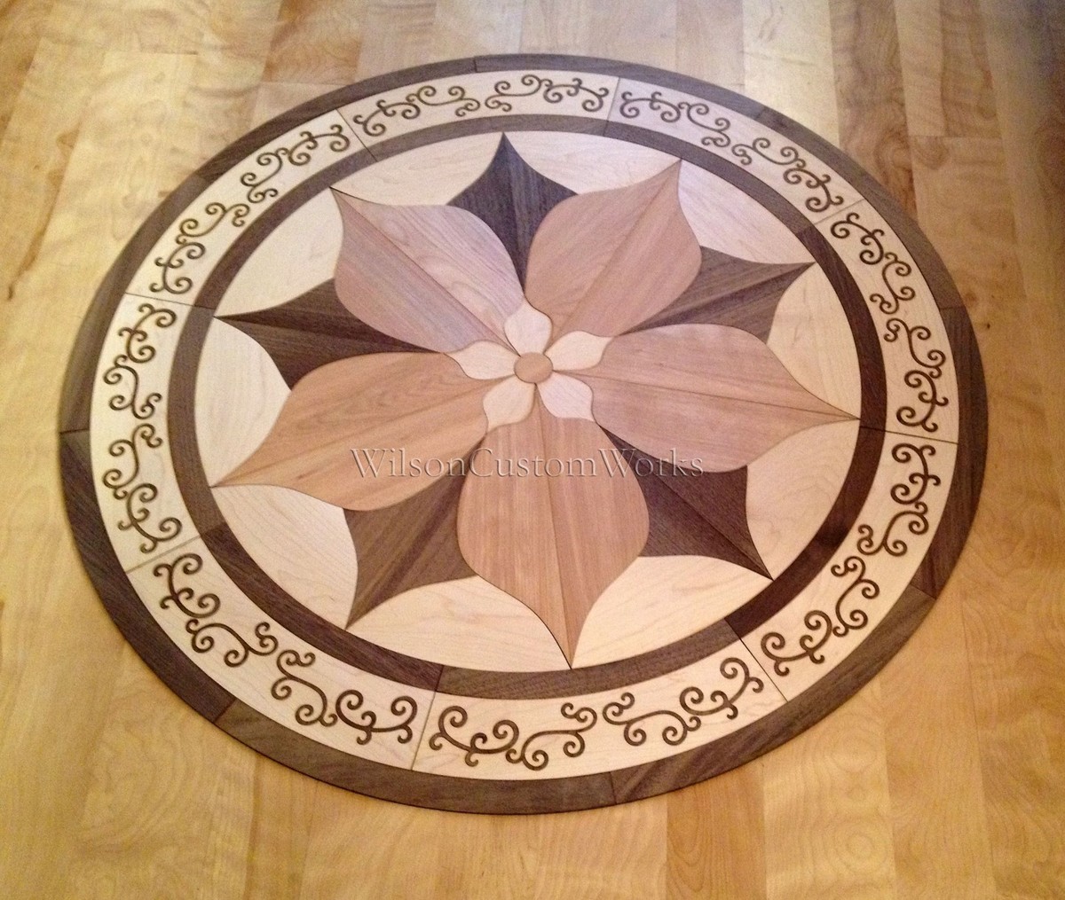 Hardwood Floor Medallions