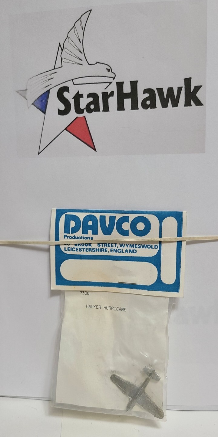 DAVCO Productions Military Miniatures - (NEW) 1/300th P306 HAWKER ...