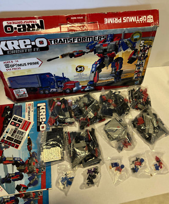 Transformers Kre-O Optimus Prime Building Block Set Figure Kreo New ...