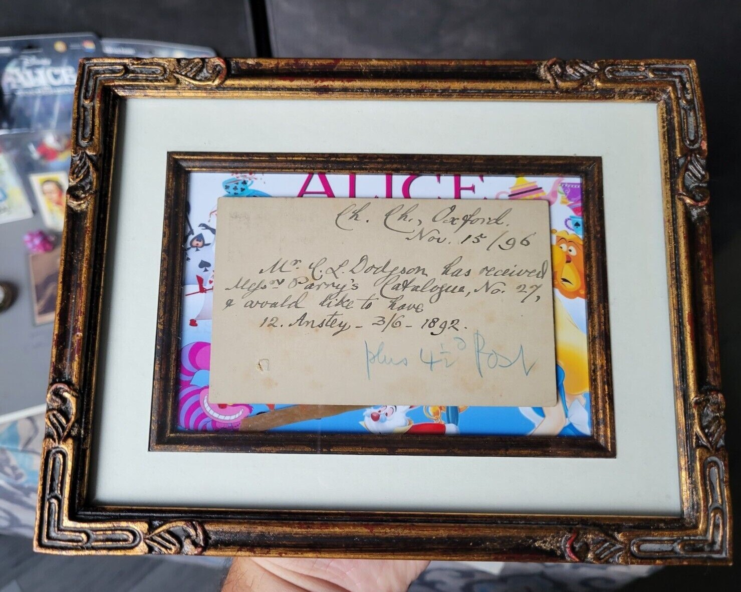 RARE LEWIS CARROLL Autograph - Charles L. Dodgson - Alice in Wonderland ...