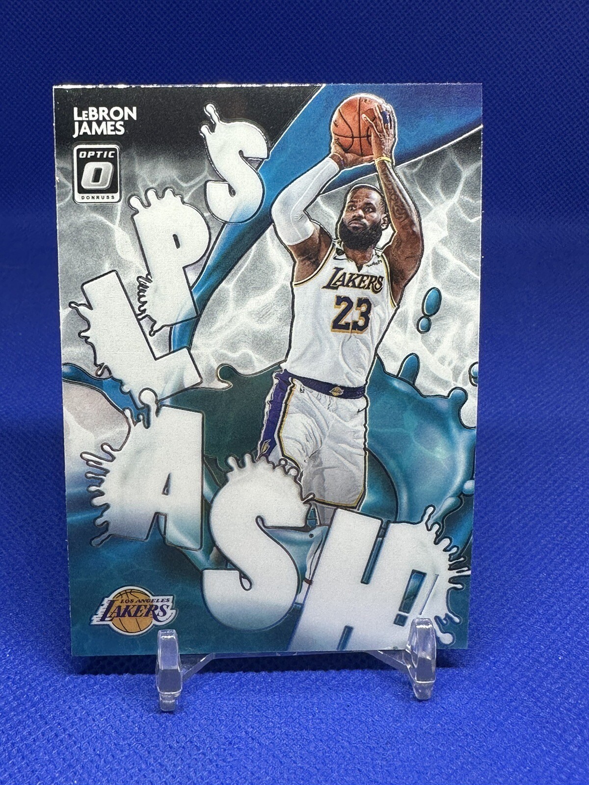2020-21 Panini Donruss Optic LeBron James Splash #15 Los Angeles Lakers ...
